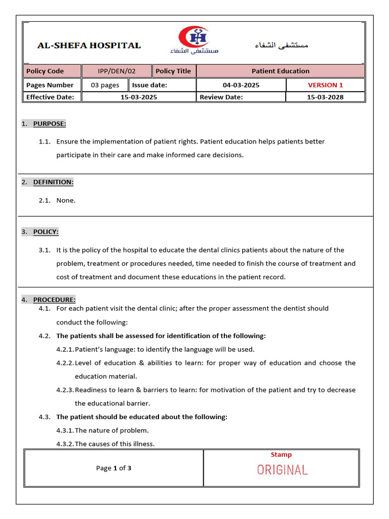 2 Patient Education | PDF | Patient | Medical Specialties