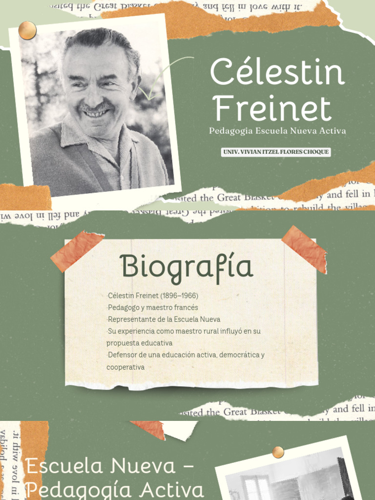 Pedagogía Activa de Célestin Freinet | PDF | Escuelas | Aprendizaje