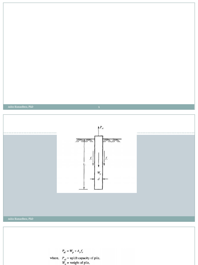 Uplift Resistance of Piles Explained | PDF