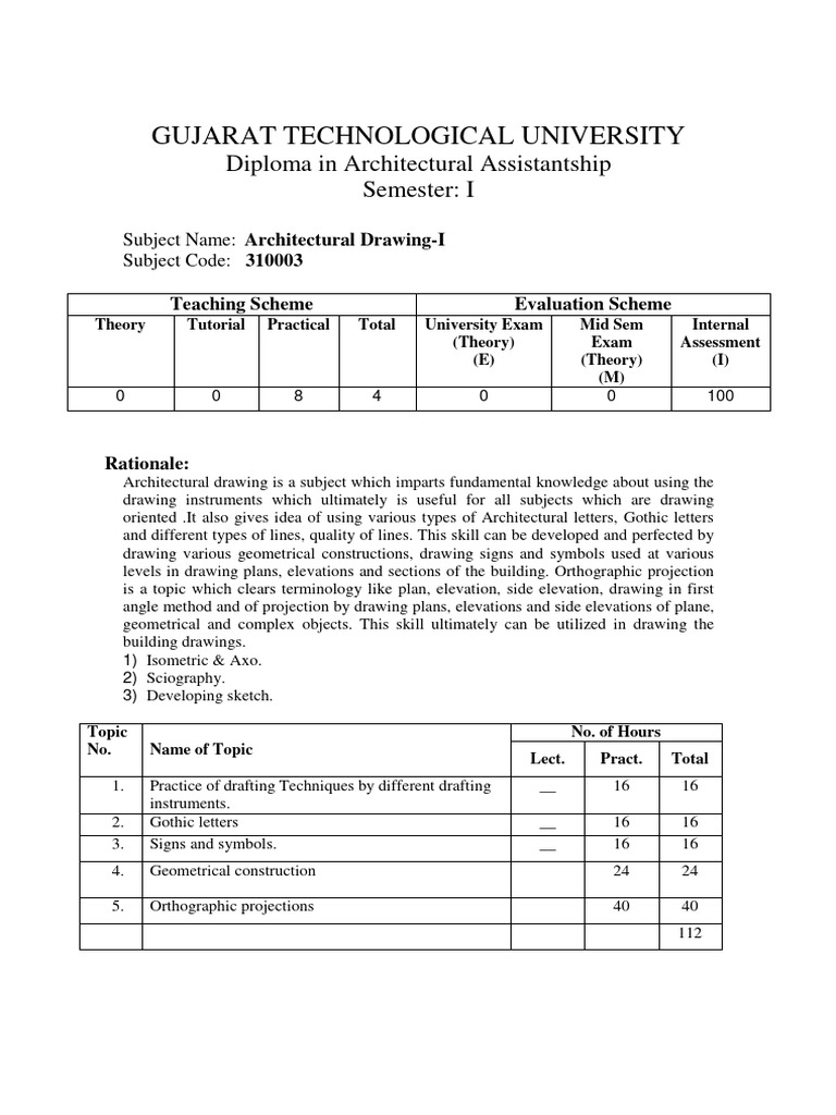 Architectural Drawing-I | PDF | Perpendicular | Technical Drawing