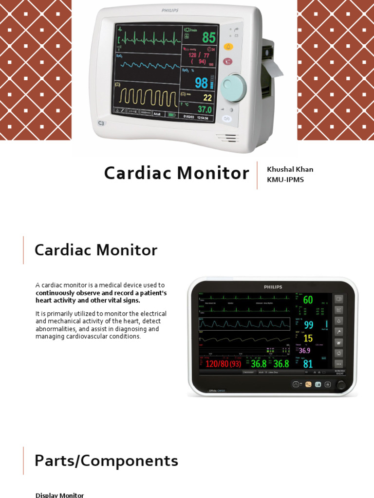 4- Cardiac Monitor | PDF | Blood Pressure | Monitoring (Medicine)