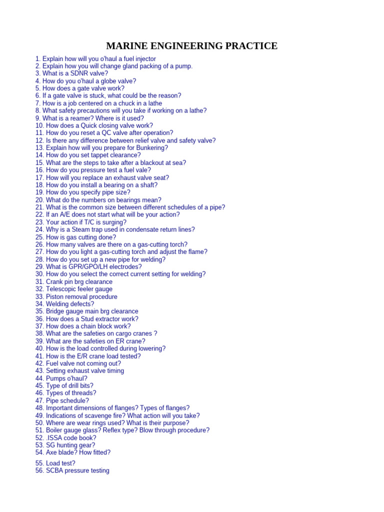 MEP ORAL | PDF | Pump | Valve