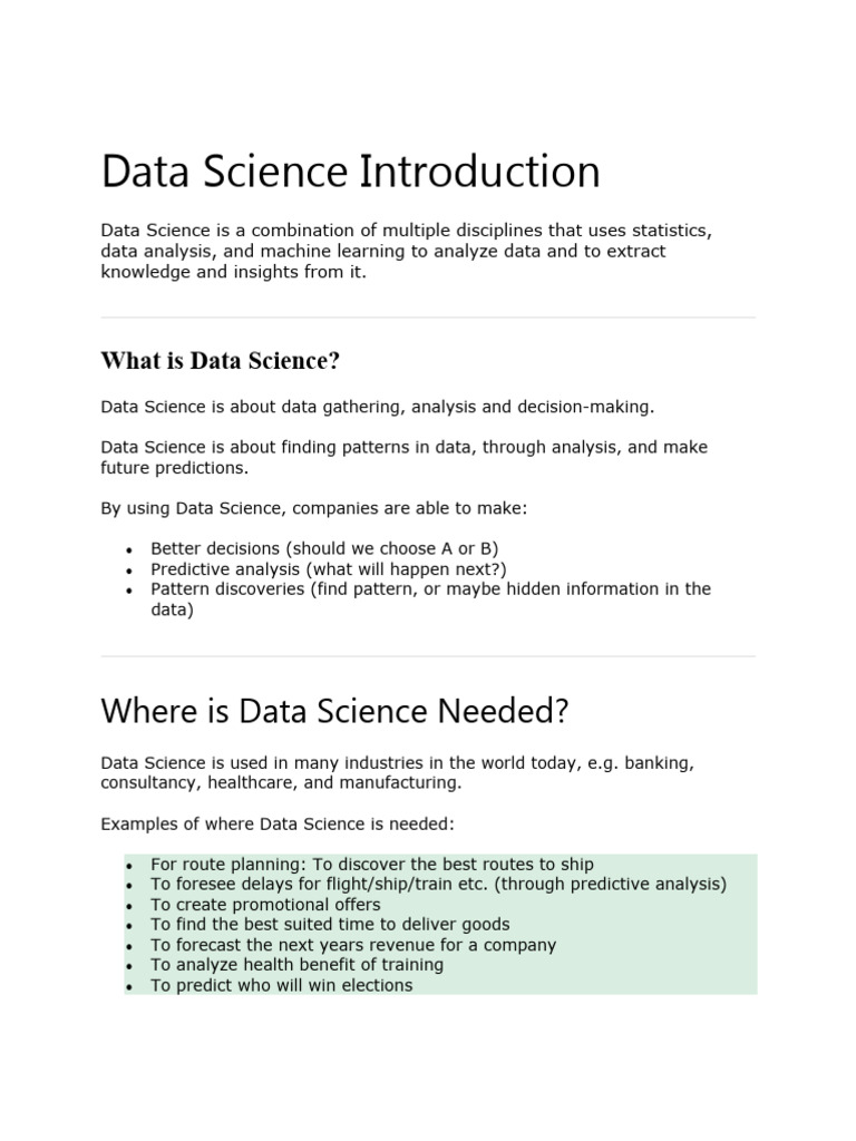 Dta Science STA-607 | PDF | Machine Learning | Apache Hadoop
