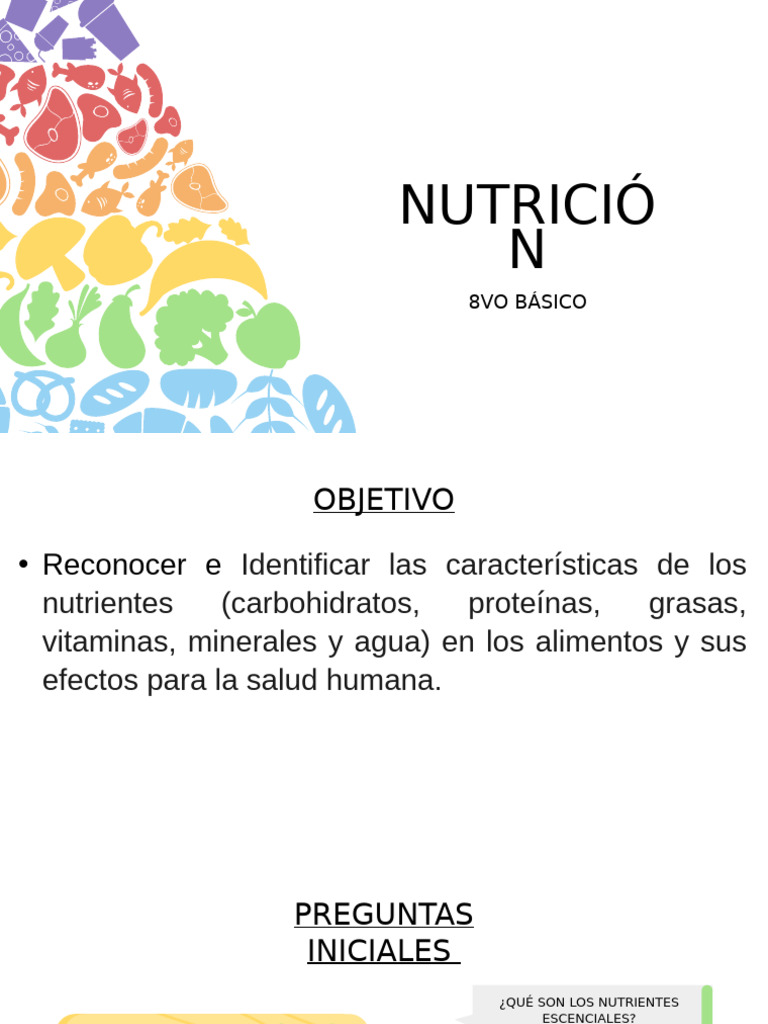 Nutrientes Esenciales y Salud Humana | PDF | Fibra dietética | Dieta y ...