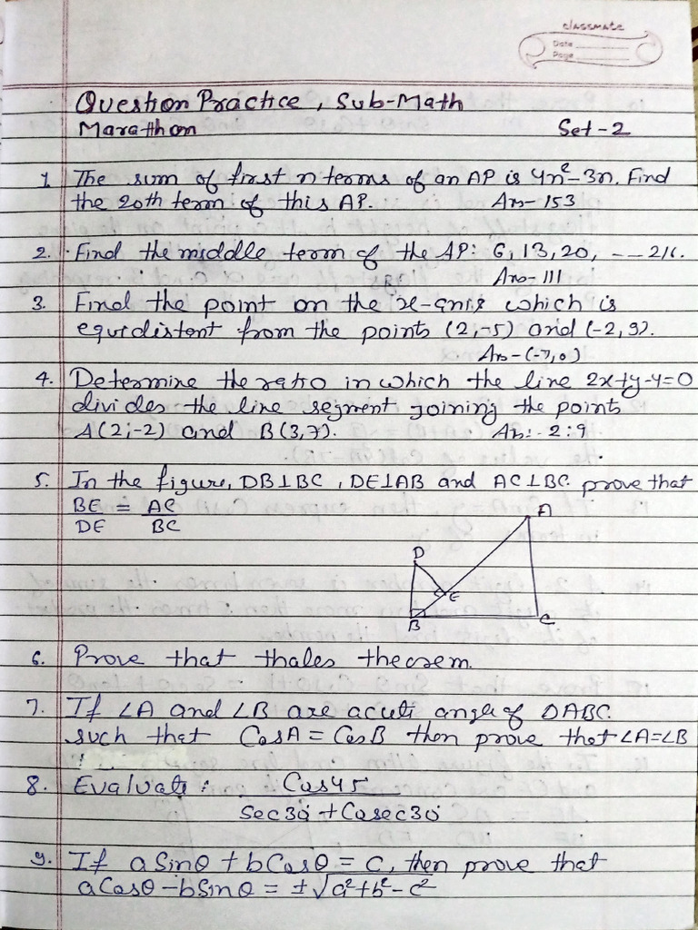 Question Practice,Math | PDF