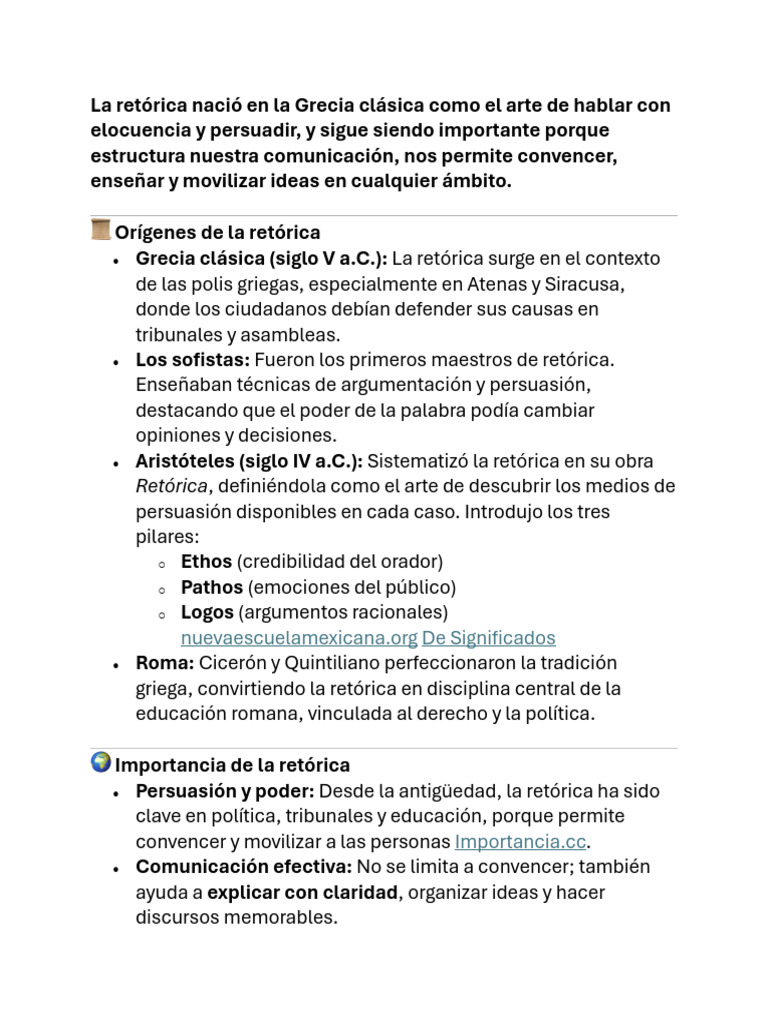 Retorica | PDF | Retórica | Science