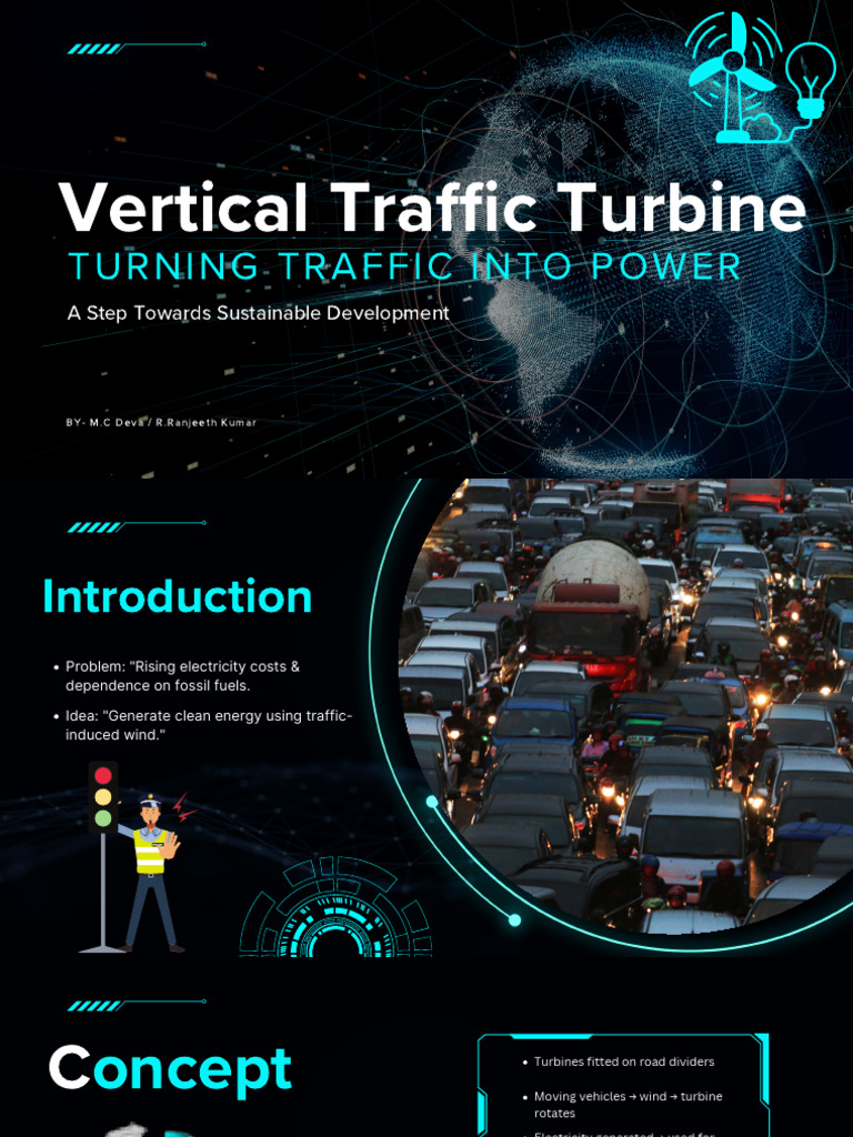 Vertical Traffic Turbine | PDF