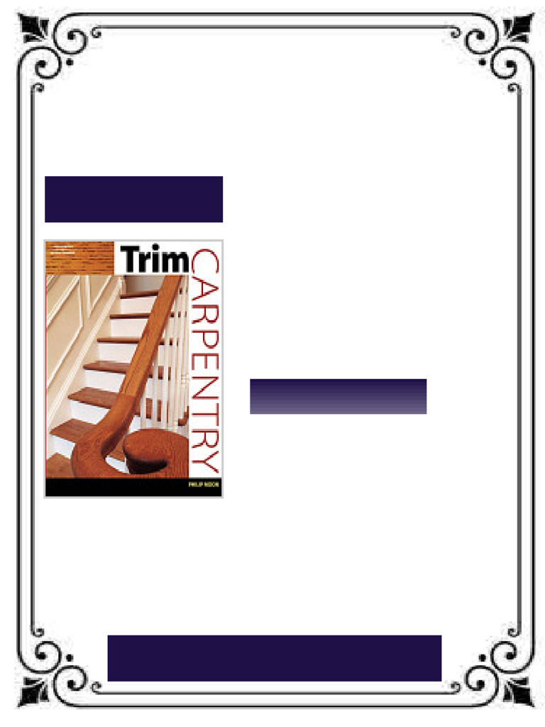 Trim Carpentry Philip Moon ebook demo pdf version | PDF