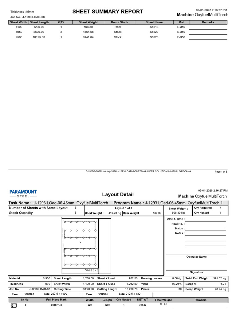 J-1293 LOAD-06 45MM | PDF