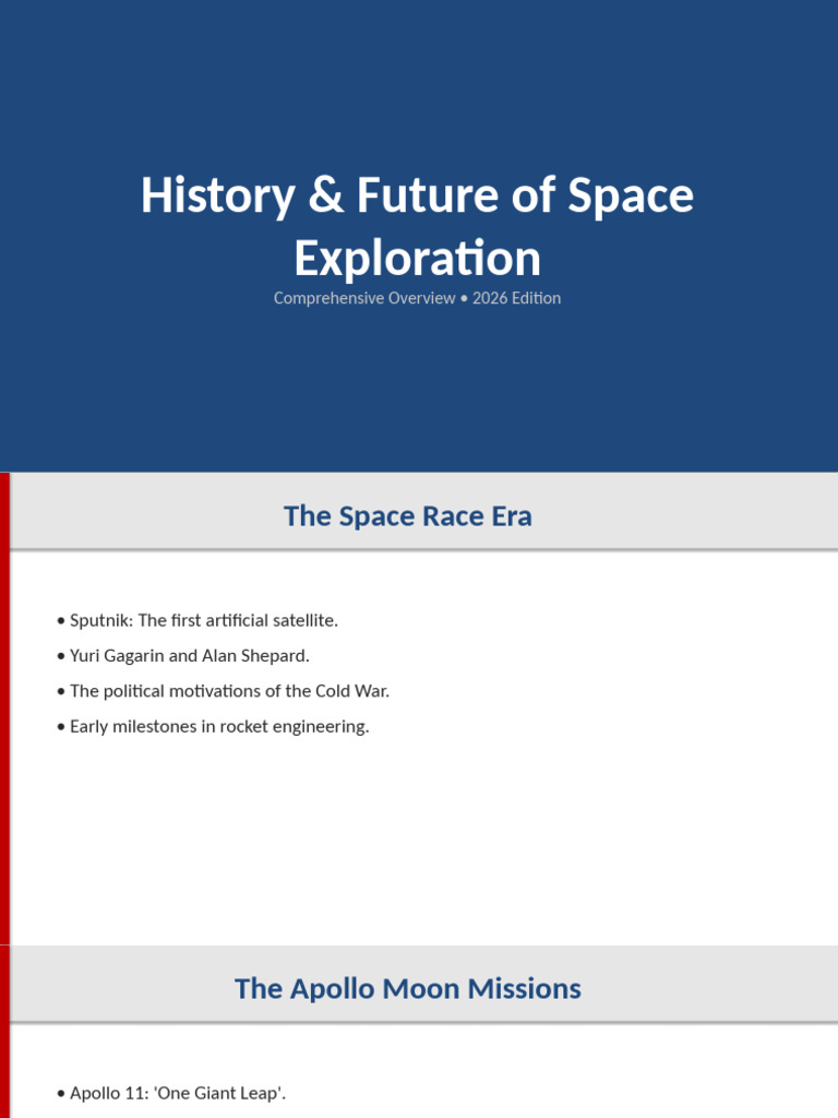 History Future of Space Exploration | PDF