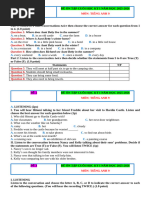 Grade 6 Listening Exercises | PDF