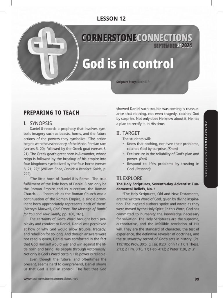 CC-24-Q3-L12-T | PDF | Book Of Daniel | Jesus
