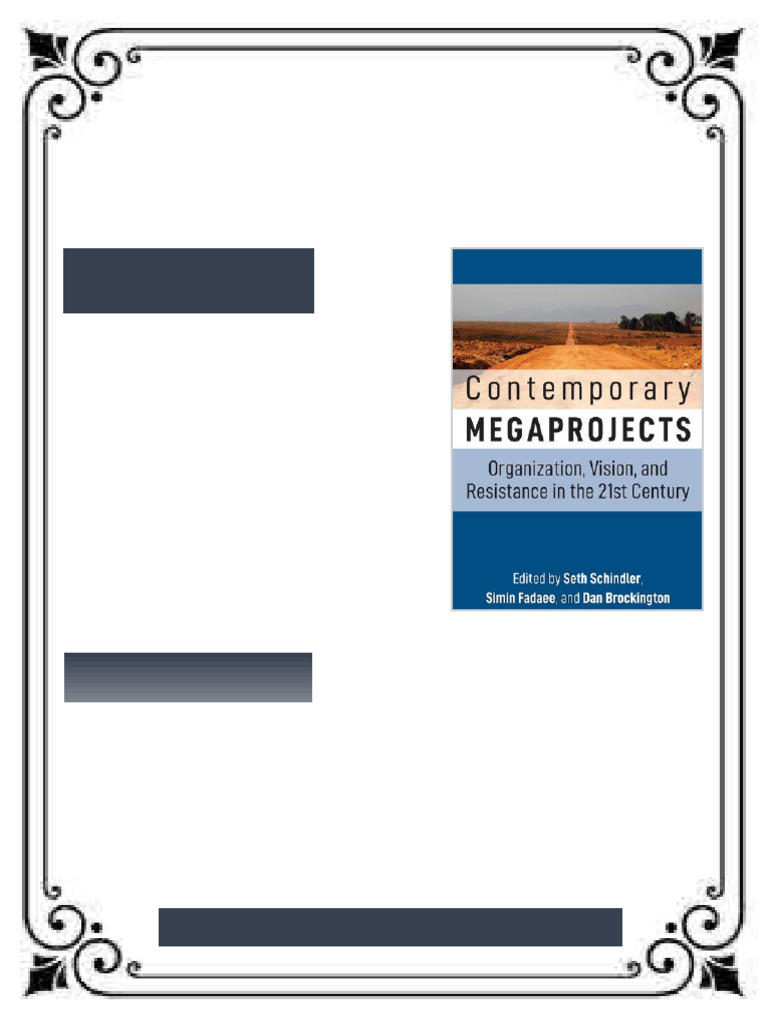 Contemporary Megaprojects Organization Vision and Resistance in the ...