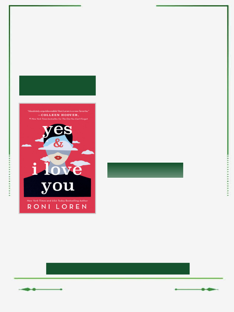 Yes & I Love You Roni Loren ebook fully upgraded text | PDF