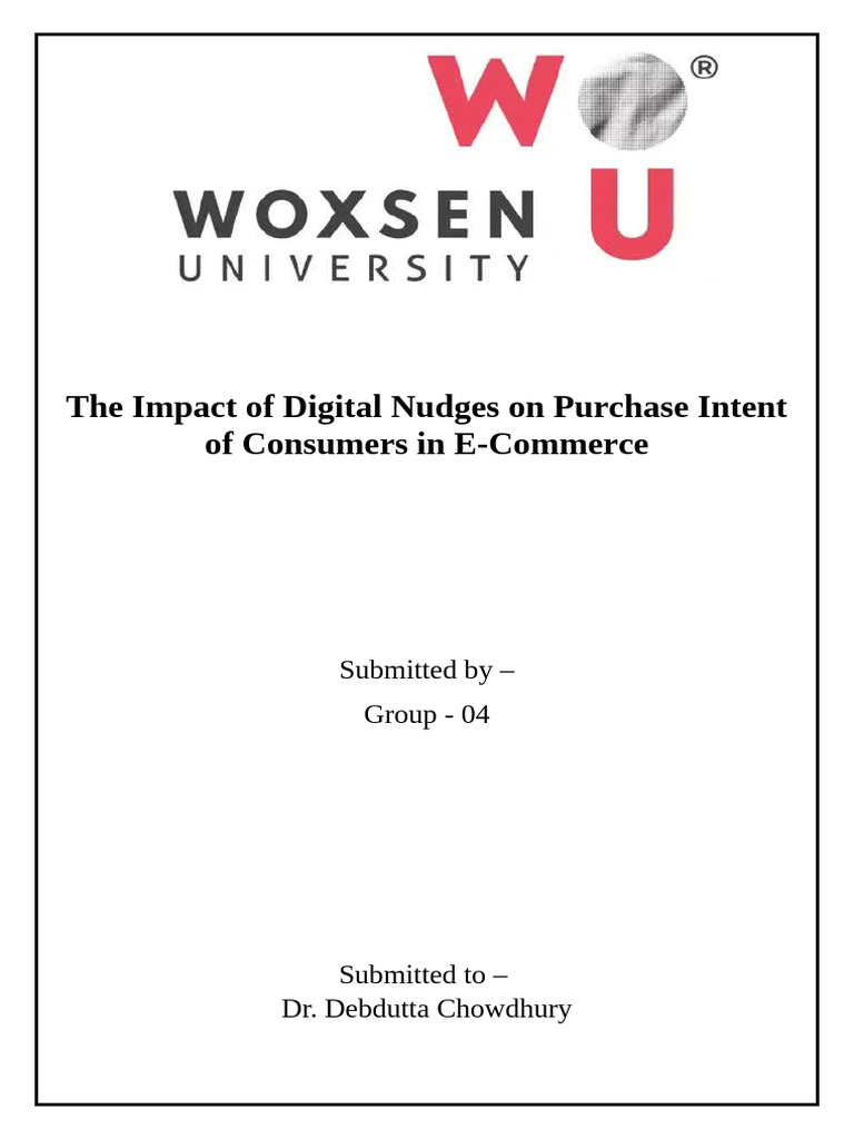 Digital Nudges and Impulse Buying in E-Commerce | PDF | Impulsivity ...