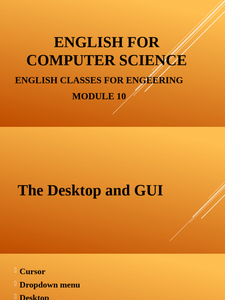 English for Computer Science (3) | PDF | Icon (Computing) | Graphical User Interfaces