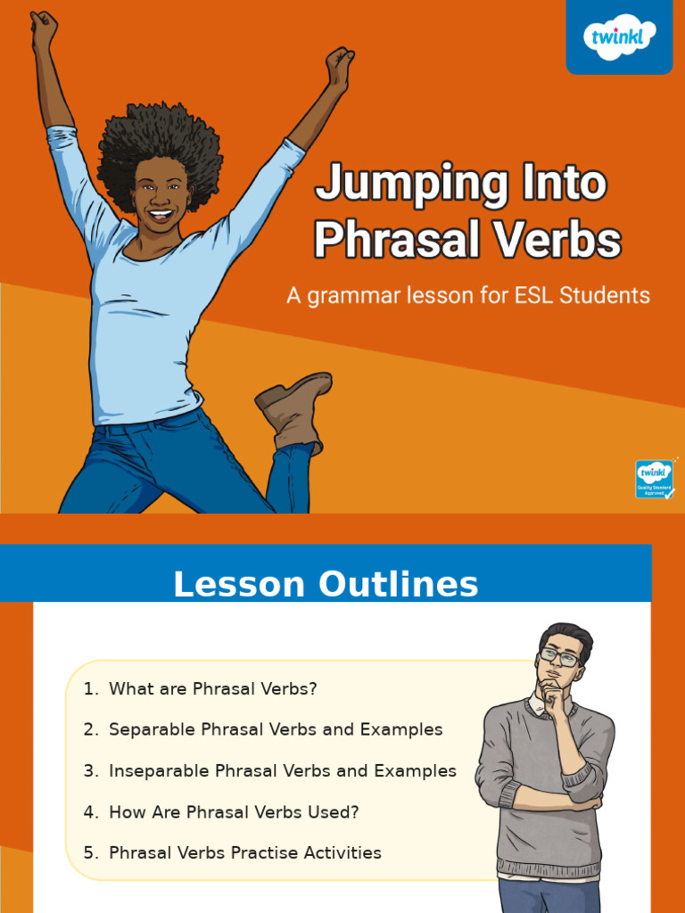 1.Jumping Into Phrasal Verbs Adults B1 B2 Ver 6 | PDF | Verb ...