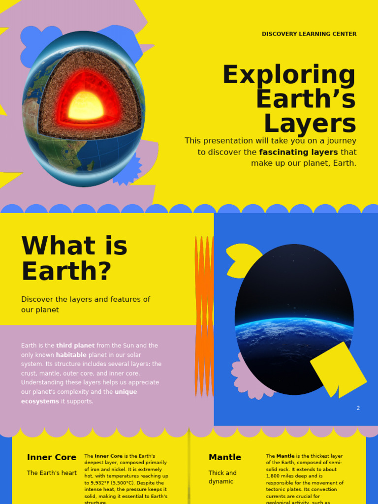 Discover Earth's Fascinating Layers | PDF | Earth | Plate Tectonics