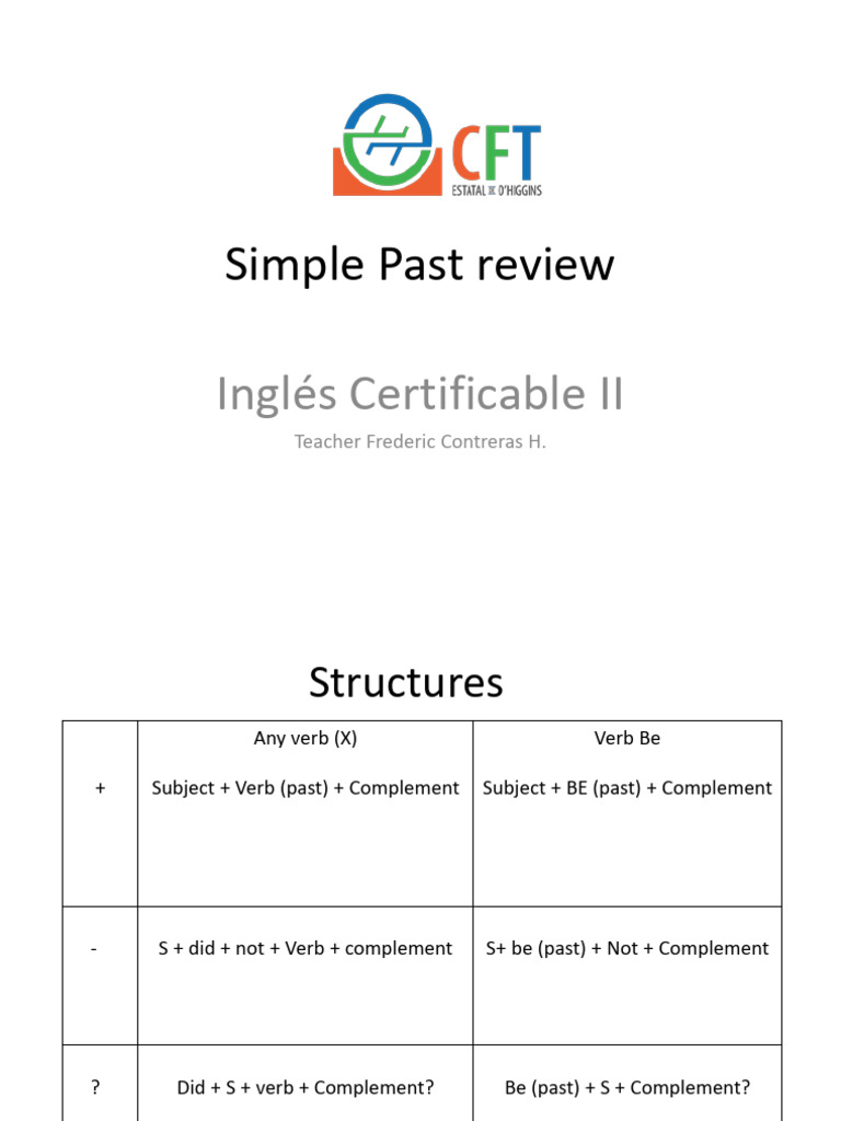 Simple past review | PDF