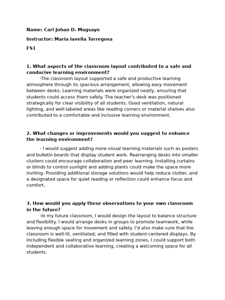 FS2 AND 2 | PDF | Educational Assessment | Learning