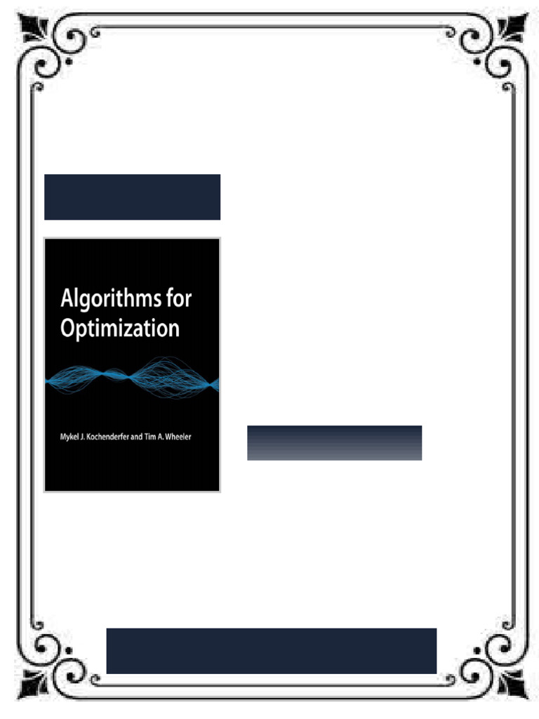 Algorithms for Optimization 1st Edition Edition Mykel J. Kochenderfer ebook desktop pdf version ...