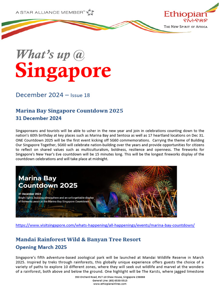 What's Up @ Singapore | PDF