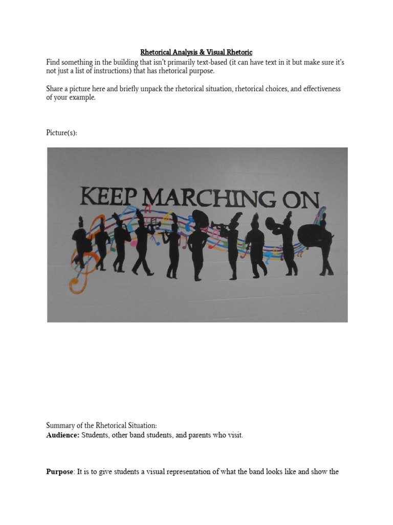 Rhetorical Analysis & Visual Rhetoric | PDF