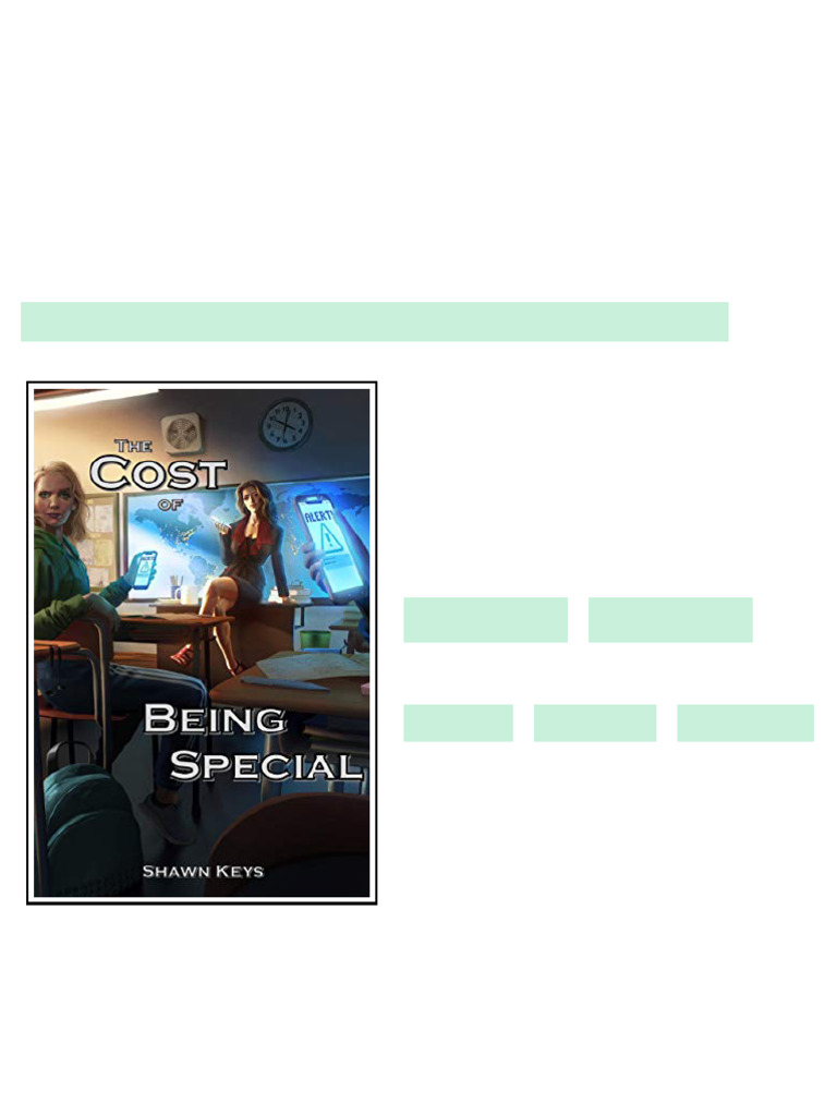 The Cost Of Being Special Survival Of The Fittest Book 1 3rd Edition ...