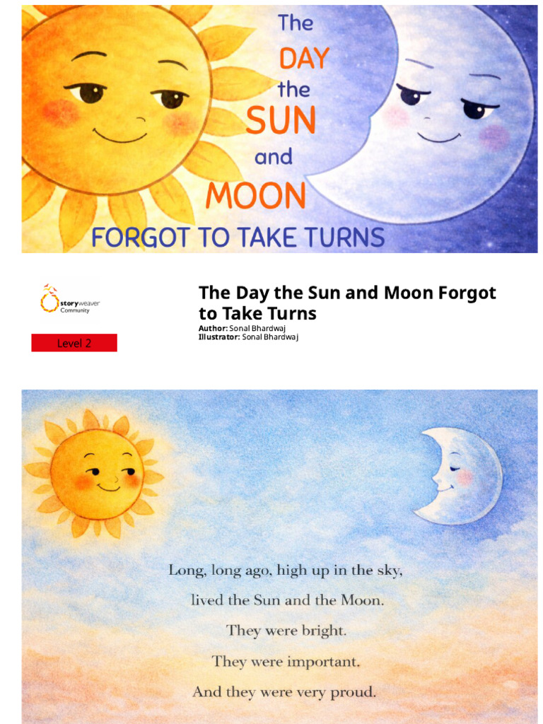 681708 the Day the Sun and Moon Forgot to Take Turns | PDF | Creative ...