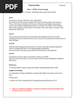 SPPU BE Comp Syllabus 2019 Pattern | PDF | Deep Learning | Artificial ...