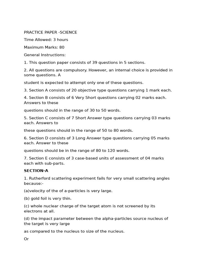 Practice 9th Science | PDF | Mixture | Tissue (Biology)