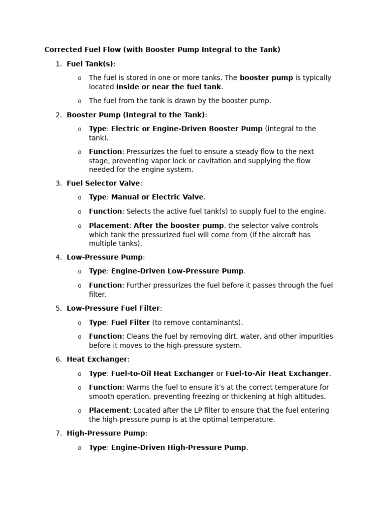 Fuel Systems Flow Overview | PDF | Pump | Fuel Injection