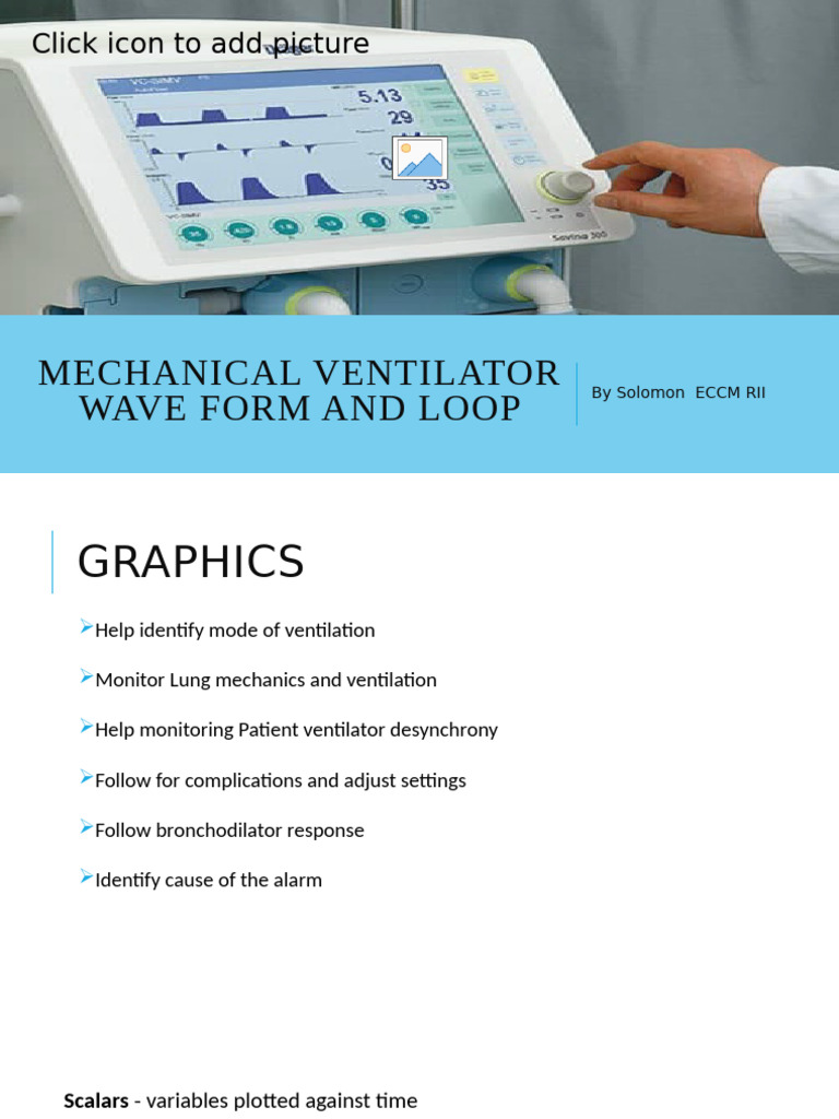Mechanical ventilator Wave Form and loop | PDF | Medical Specialties ...