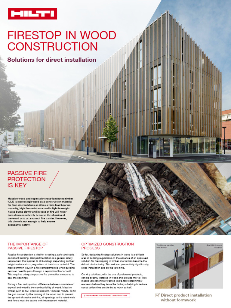 Firestop Wood Brochure en.finaL | PDF | Building Engineering | Civil ...