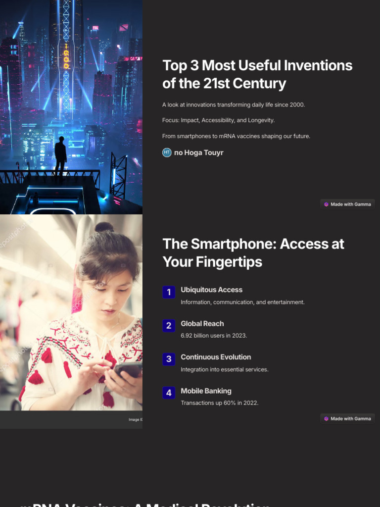 Top 3 Inventions Transforming Life | PDF
