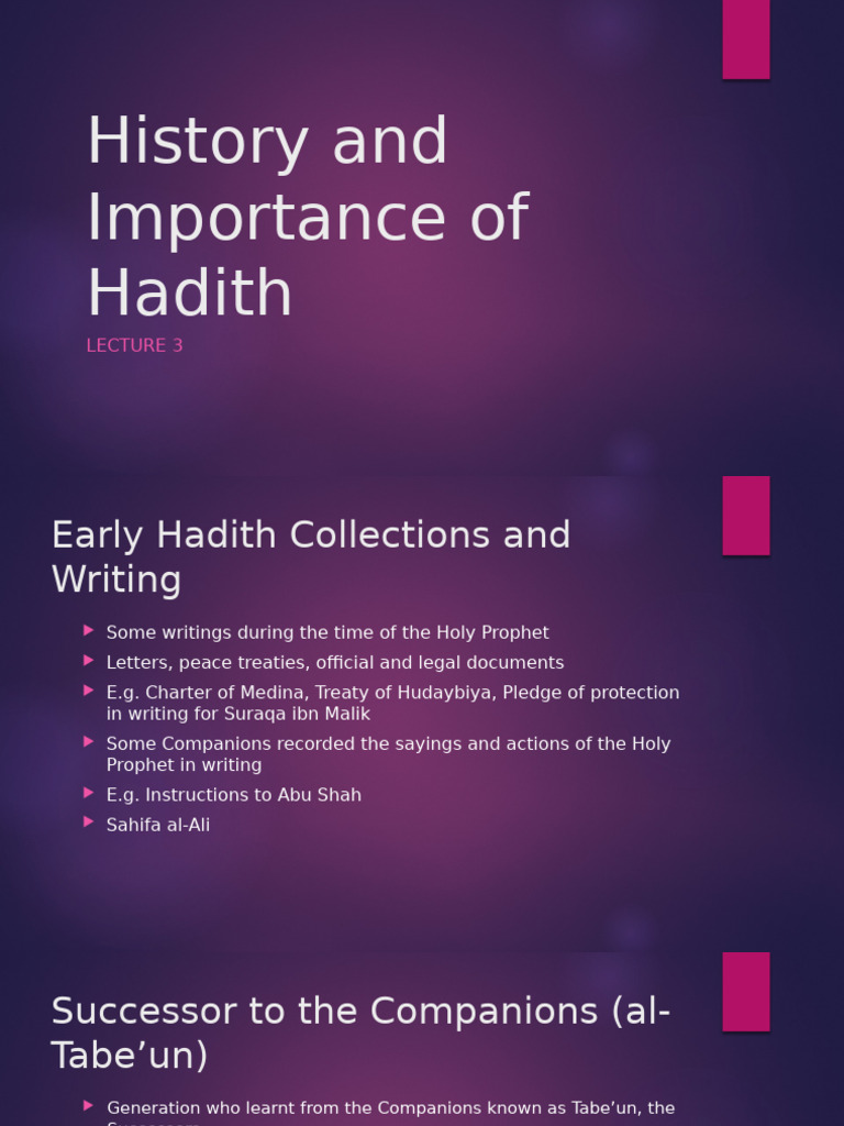 Hadith 3 | PDF | Hadith | Islamic Fundamentalism