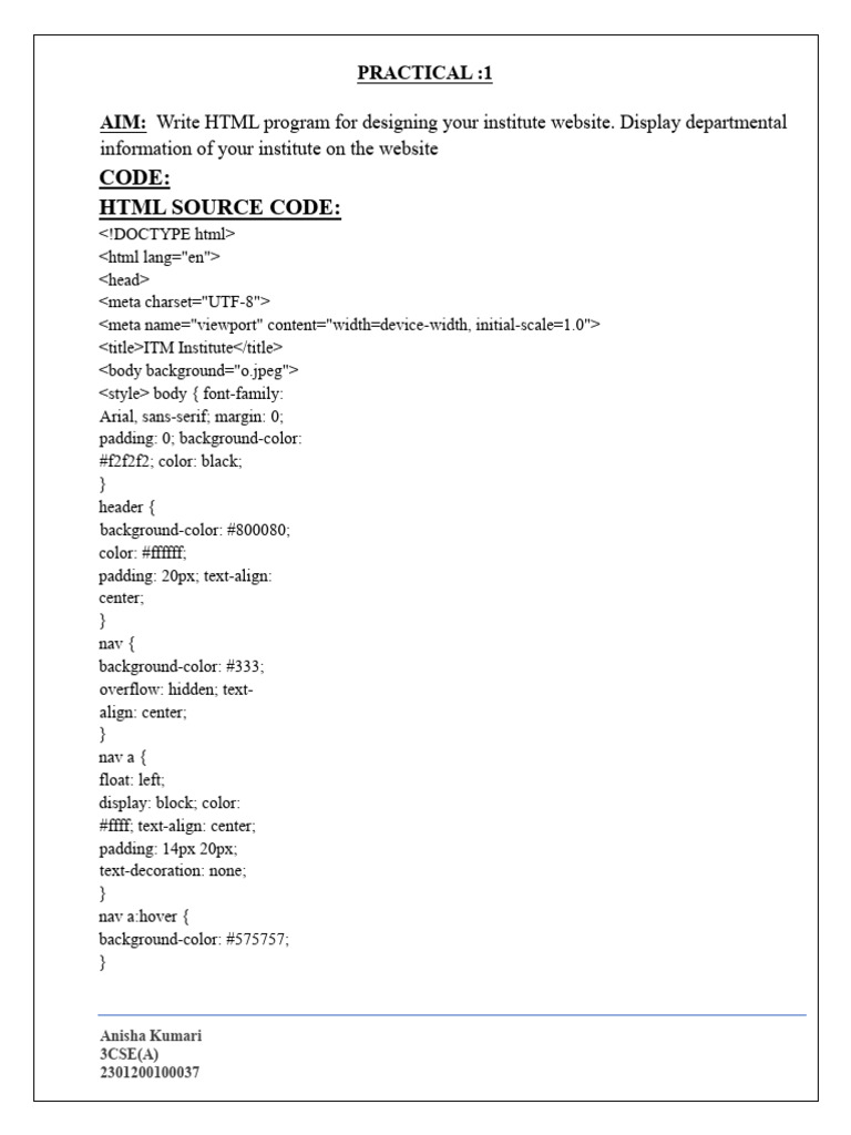 Web Technology Lab | PDF | Computing