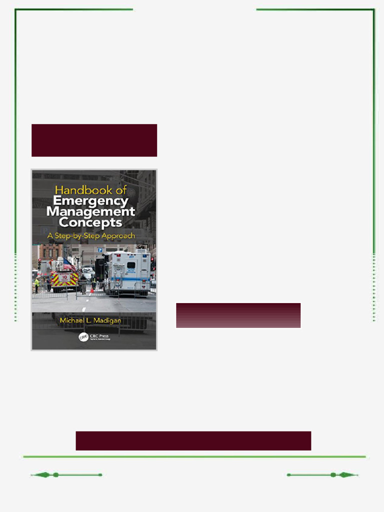 Handbook of Emergency Management Concepts: A Step-by-Step Approach 1st ...