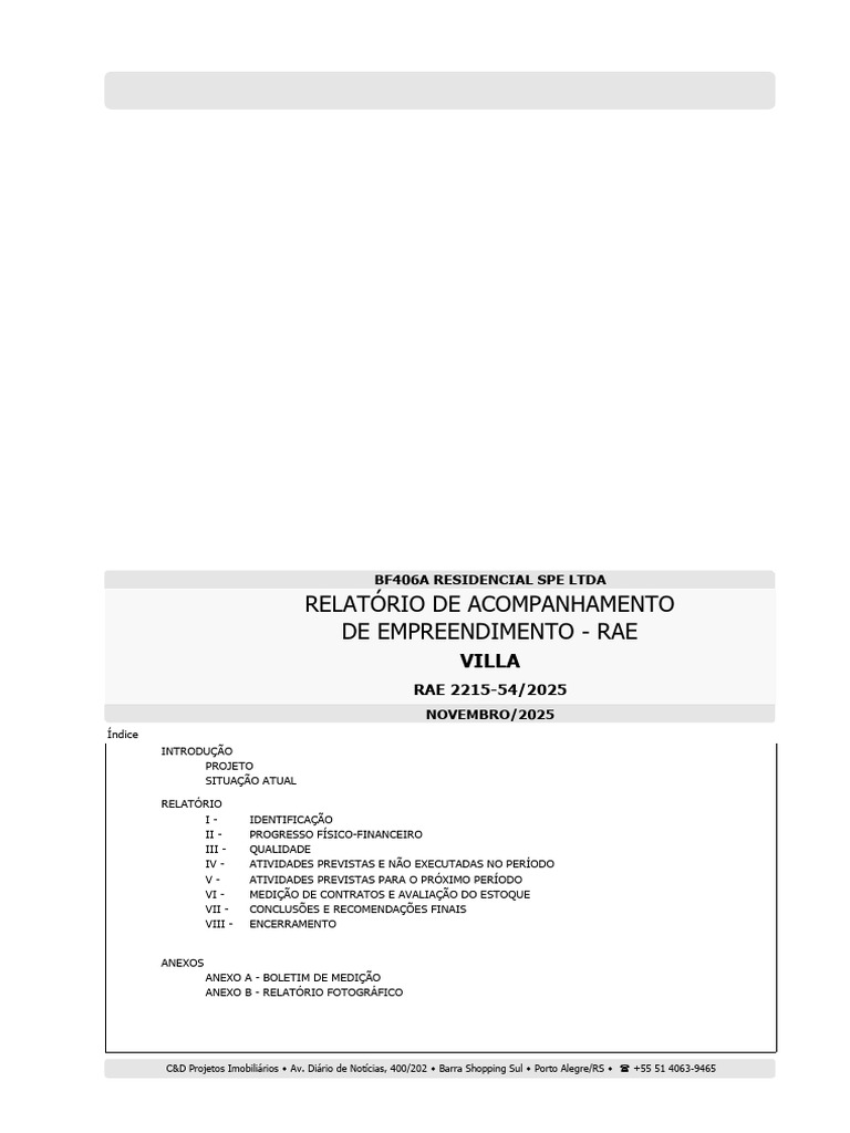 VILLA - RAE 2215.54.2025 | PDF | Natureza