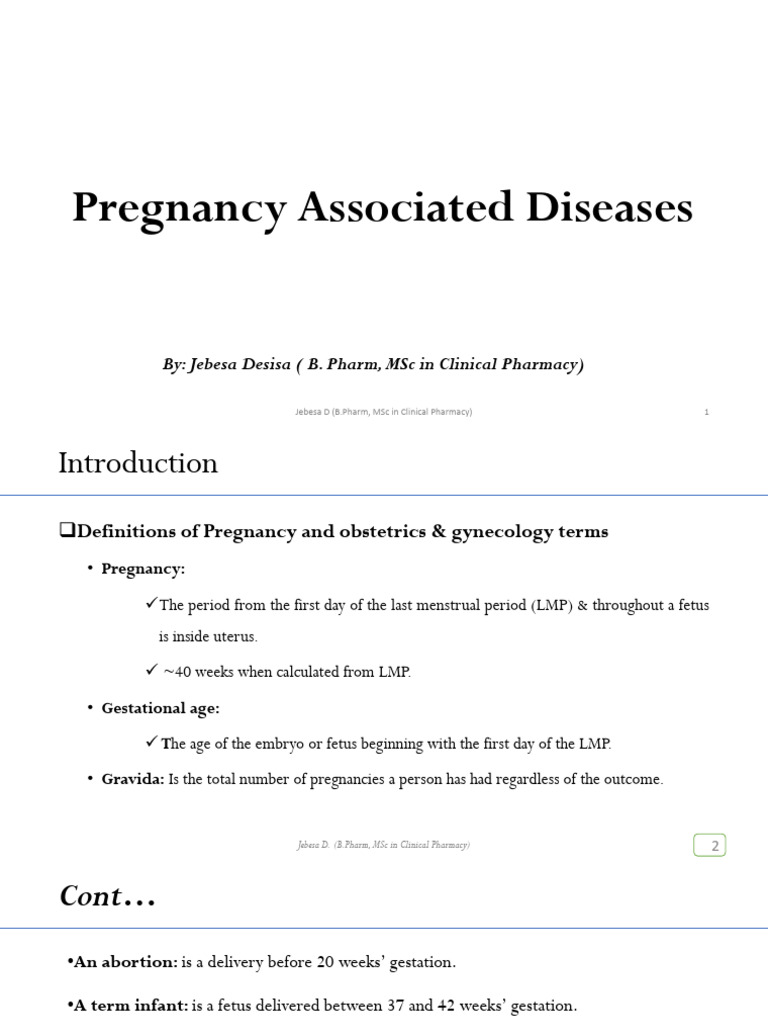 Pregnancy-Related Health Issues Explained | PDF | Gestational Diabetes ...