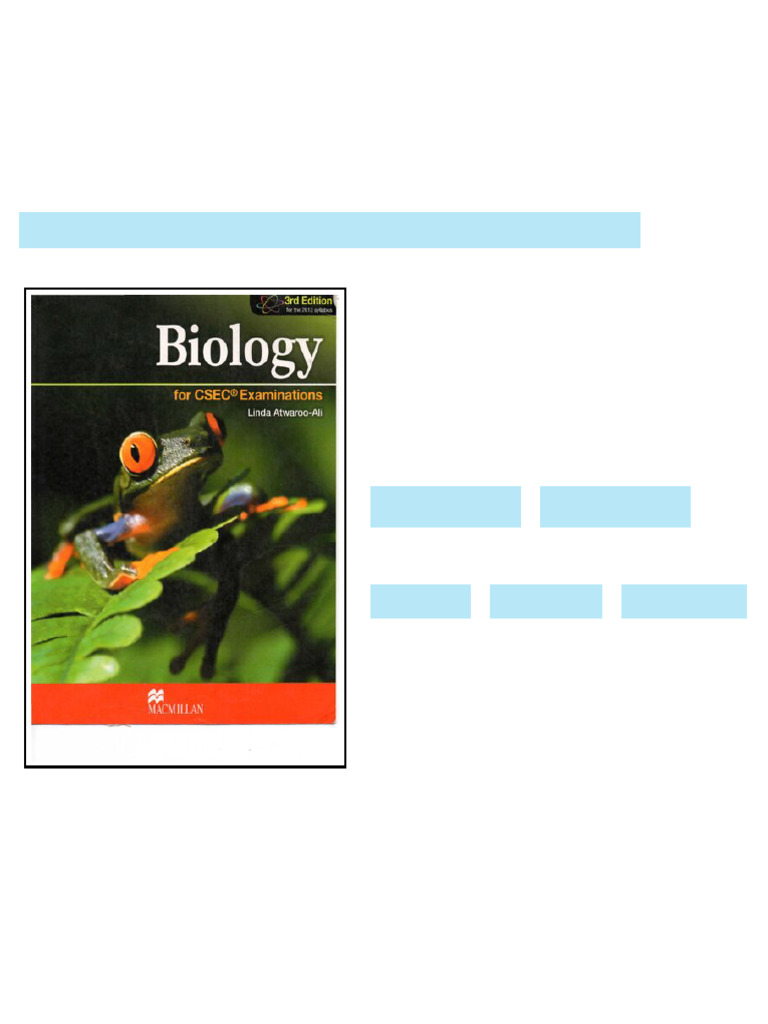 Biology for CSEC 3rd Edition Atwaroo-Ali Full Access | PDF | Food Web ...