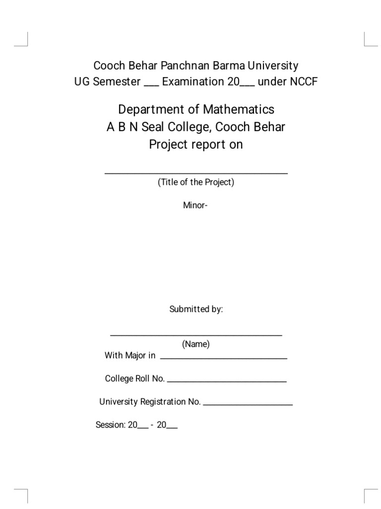 First Page of Project_Minor | PDF
