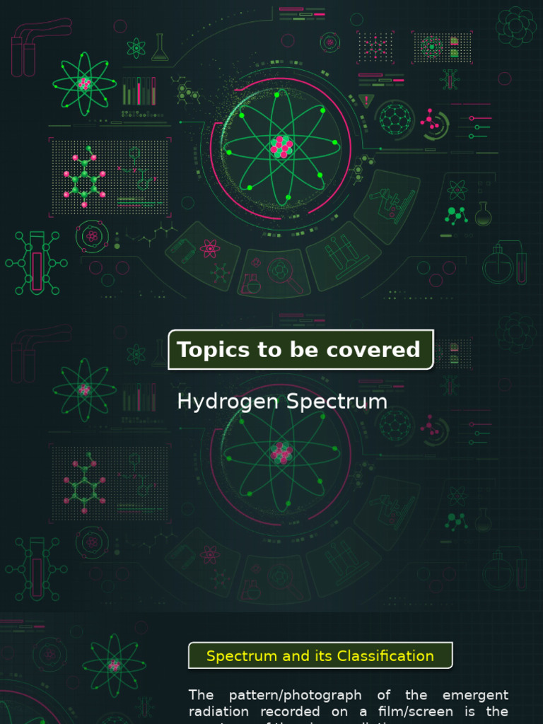 Hydrogen Spectrum and Emission Lines | PDF | Emission Spectrum ...