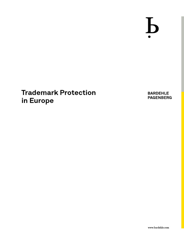 Trademark Protection in Europe Guide | PDF | Trademark | Trademark ...