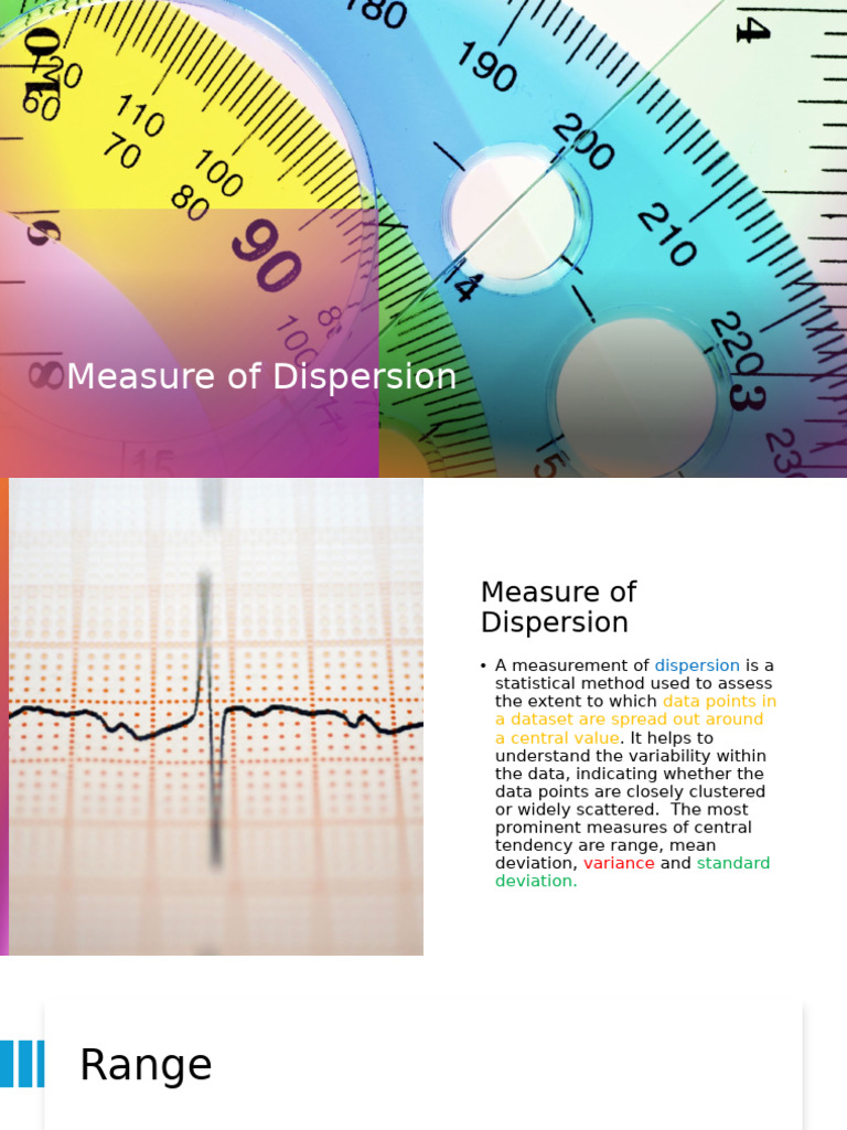 Understanding Measures of Dispersion | PDF | Variance | Standard Deviation