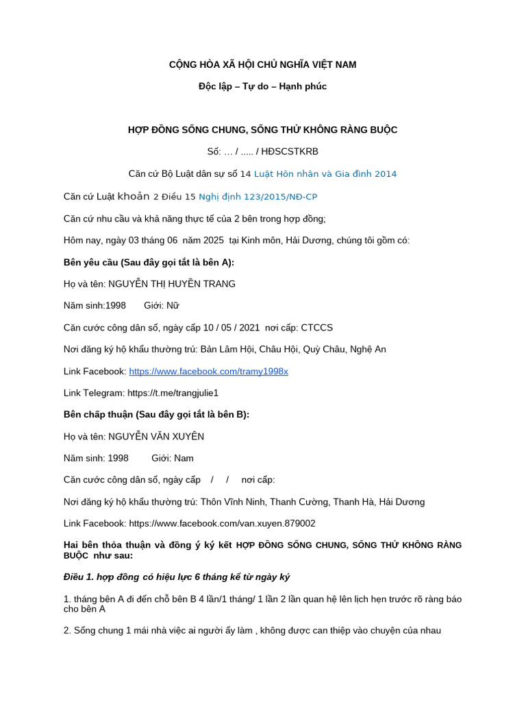 Mau Hop Dong Mua Ban Tai San | PDF