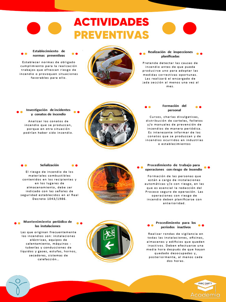 actividades preventivas incendios | PDF