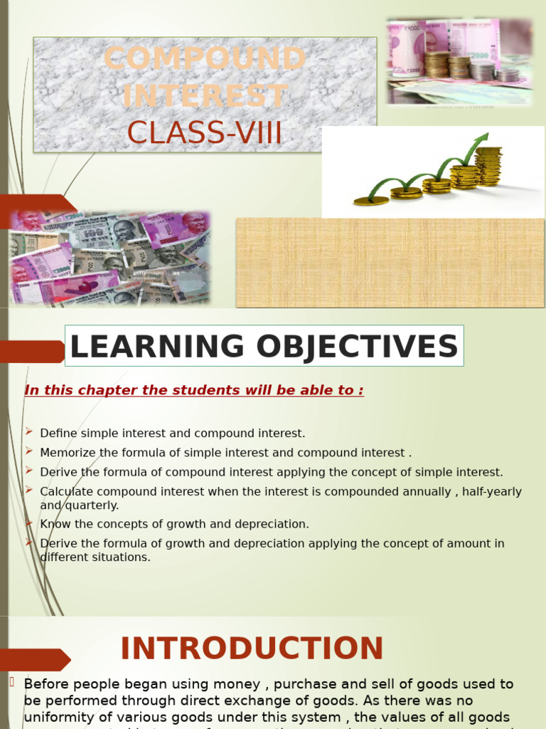 Understanding Compound Interest for Students | PDF | Interest ...