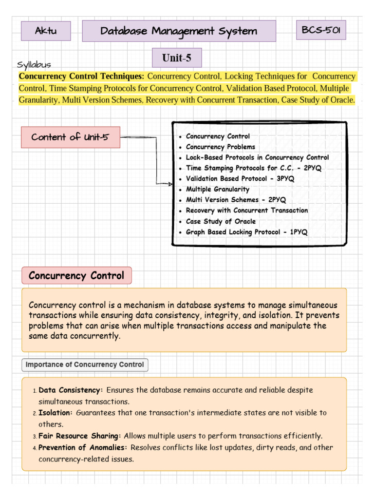 UNIT5 | PDF | Database Transaction | Information Science