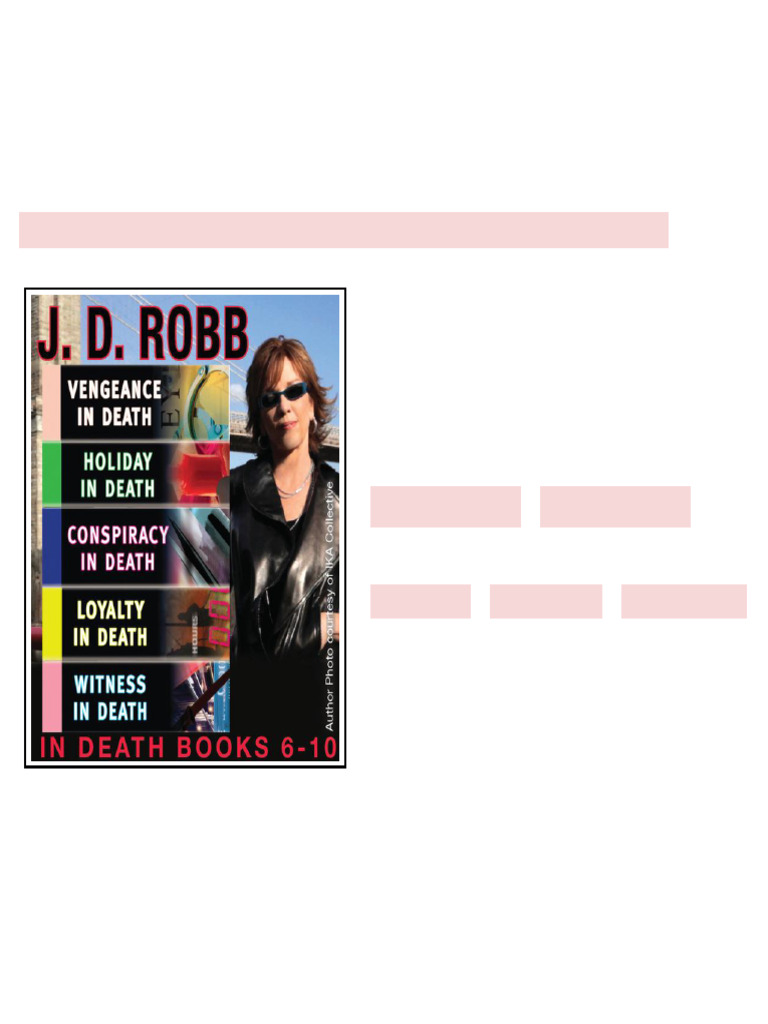 The In Death Collection Books 610 J D Robb ebook perfectly formatted ...